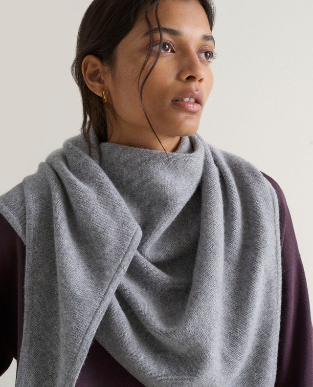 Women's Cashmere Merino Bandana | Rise & Fall