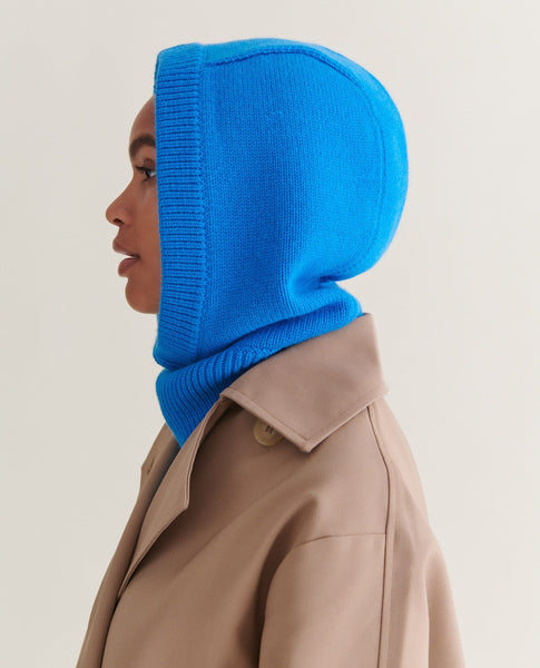 Women's Cashmere Merino Knitted Hood | Rise & Fall