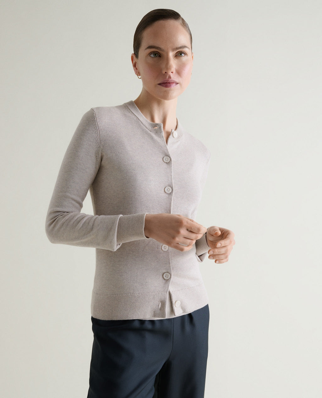 Women's Silk-Cotton Cardigan – Rise & Fall