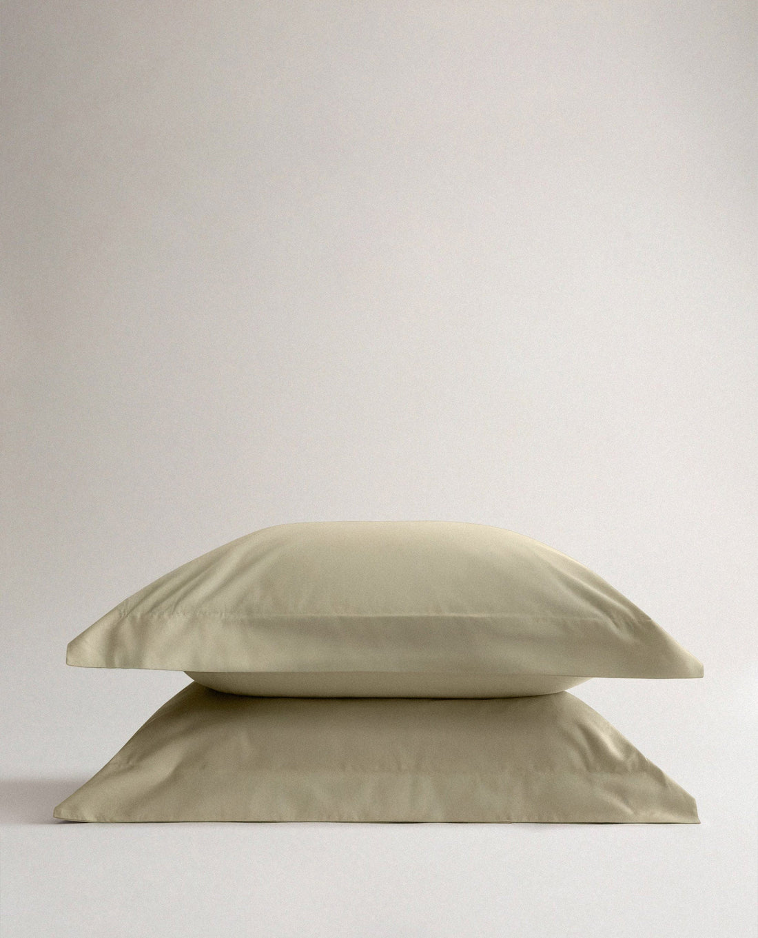 Sage Crisp Cool Organic Luxury Oxford Pillowcases | Rise & Fall