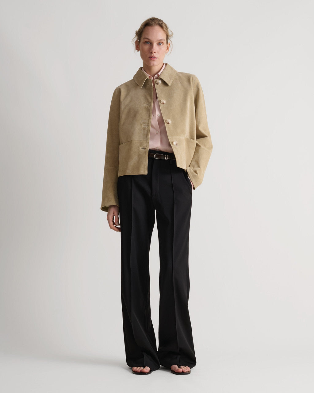 Women's Suede Jacket - Sand – Rise & Fall