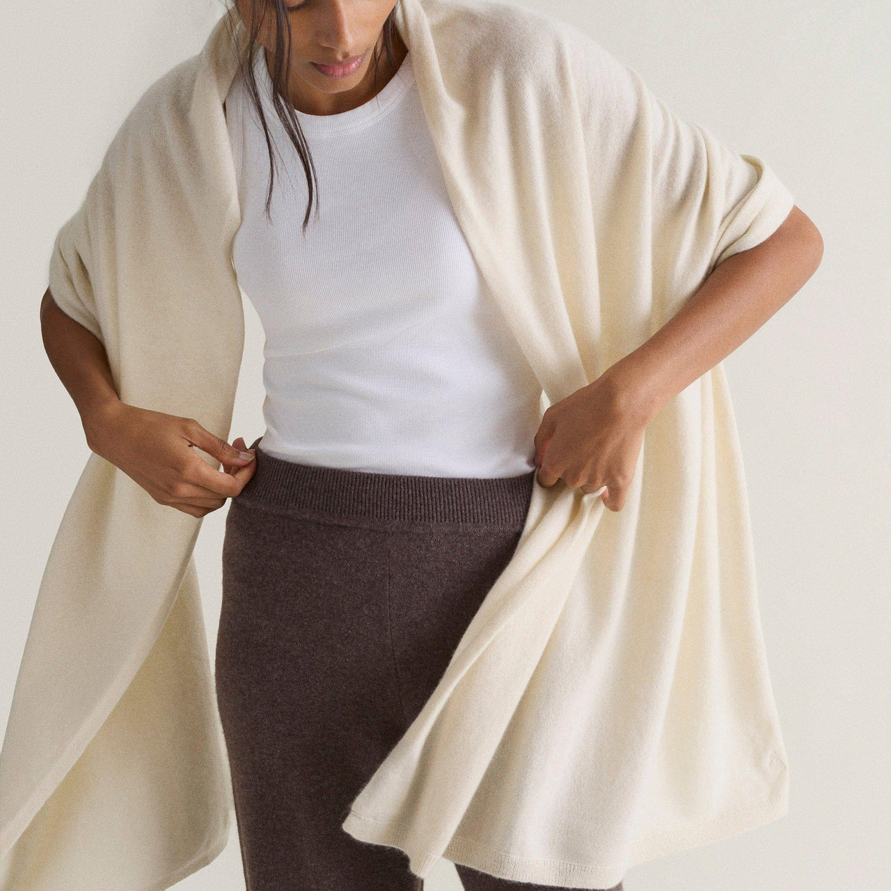 Oversized Cashmere Wrap | 100% Cashmere Wrap Shawl – Rise & Fall