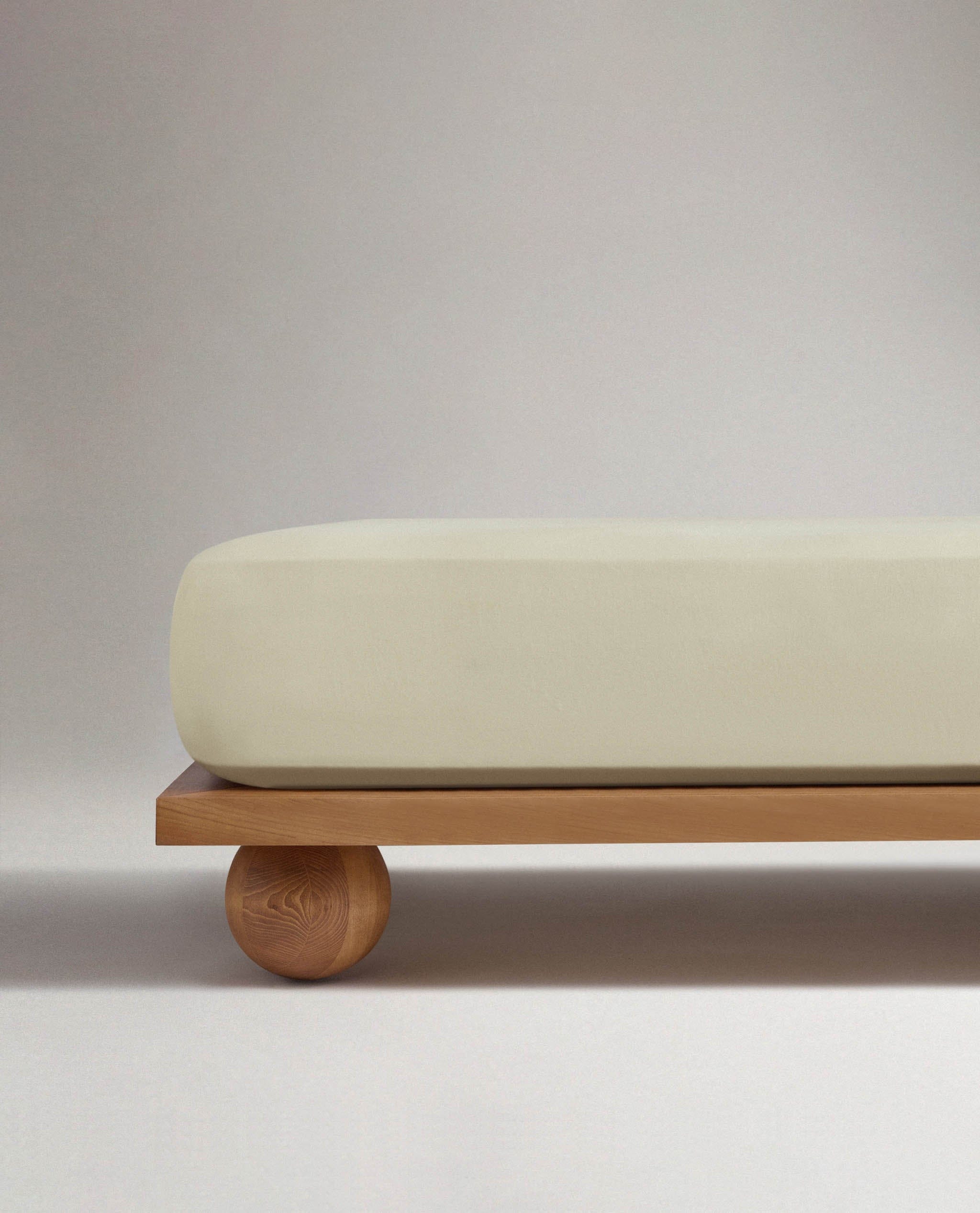 Relaxed & Refined Linen Fitted Sheet - Celery – Rise & Fall