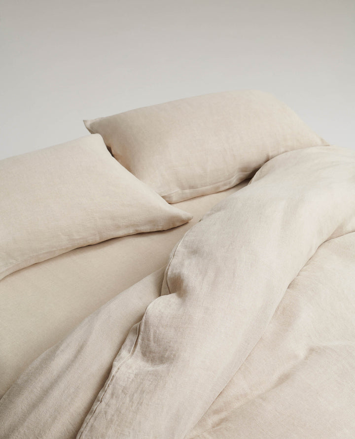 Relaxed & Refined Linen Bedding Set – Rise & Fall
