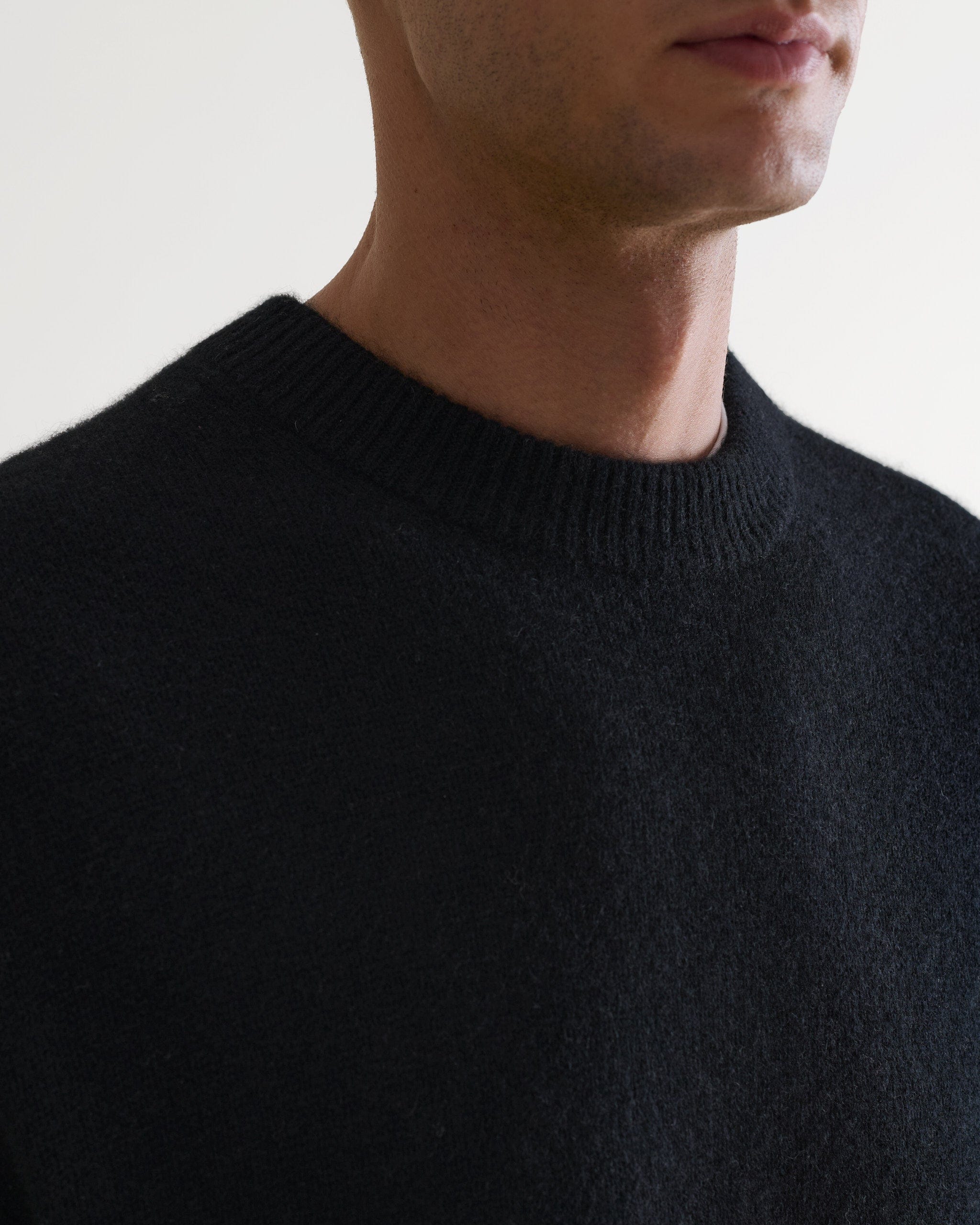 Men's Finest Cashmere Mid-Weight Crew Neck Jumper | Rise & Fall